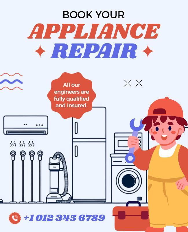 Appliance Repair Flyer Templates – Easy Flyer Design Ideas