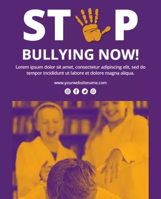 Anti-Bullying Flyer Templates – Quick Flyer Design Ideas