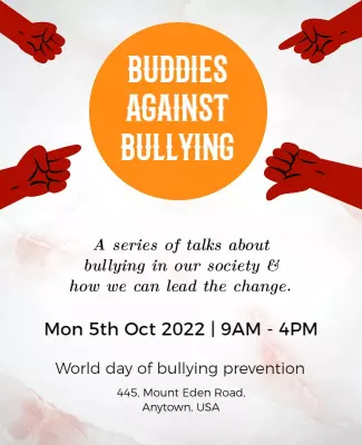 Anti-Bullying Flyer Templates – Quick Flyer Design Ideas