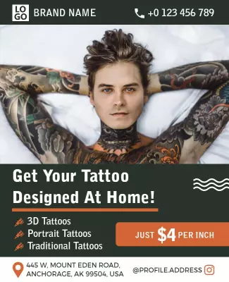 Tattoo Flyer Templates – Quick & Easy Flyer Design Ideas