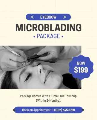 Microblading Flyer Templates – Easy Flyer Design Ideas