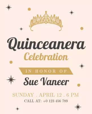 Quinceanera Flyer Templates: Quick & Easy Flyer Design Ideas