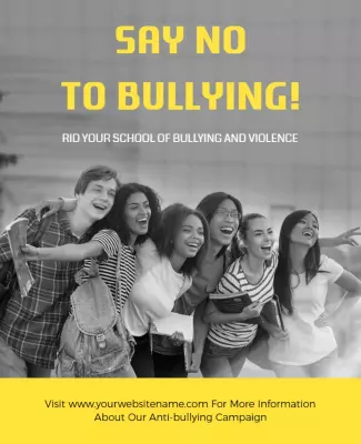 Anti-Bullying Flyer Templates – Quick Flyer Design Ideas