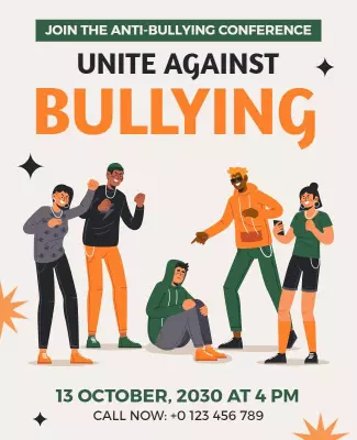 Anti-Bullying Flyer Templates – Quick Flyer Design Ideas