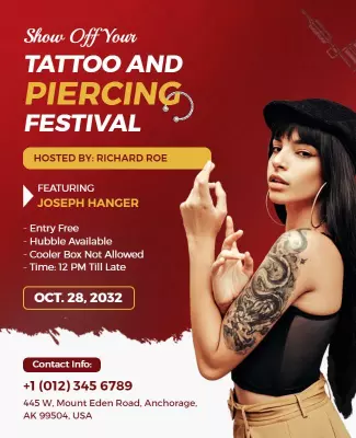 Tattoo Flyer Templates – Quick & Easy Flyer Design Ideas