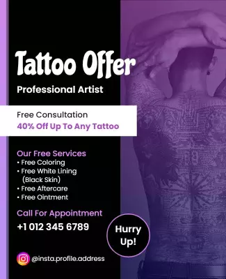 Tattoo Flyer Templates – Quick & Easy Flyer Design Ideas
