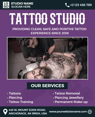 Tattoo Flyer Templates – Quick & Easy Flyer Design Ideas