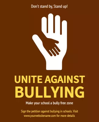 Anti-Bullying Flyer Templates – Quick Flyer Design Ideas