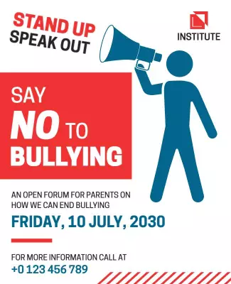 Anti-Bullying Flyer Templates – Quick Flyer Design Ideas